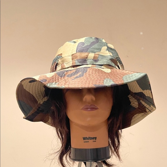 Fashion Nova | Accessories | Fashion Nova Camouflage Wide Brim Hat ...